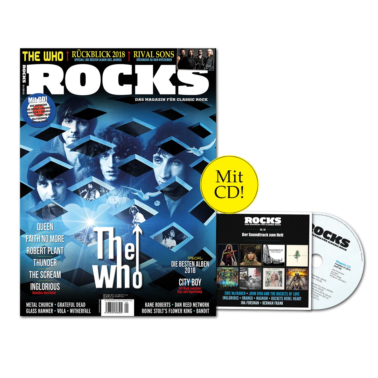 ROCKS Nr. 68 (01/2019) mit CD und The Who | ROCKS-Shop